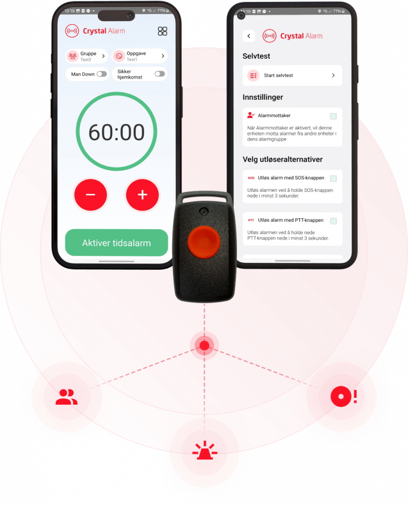 Hjem - Crystal Alarm